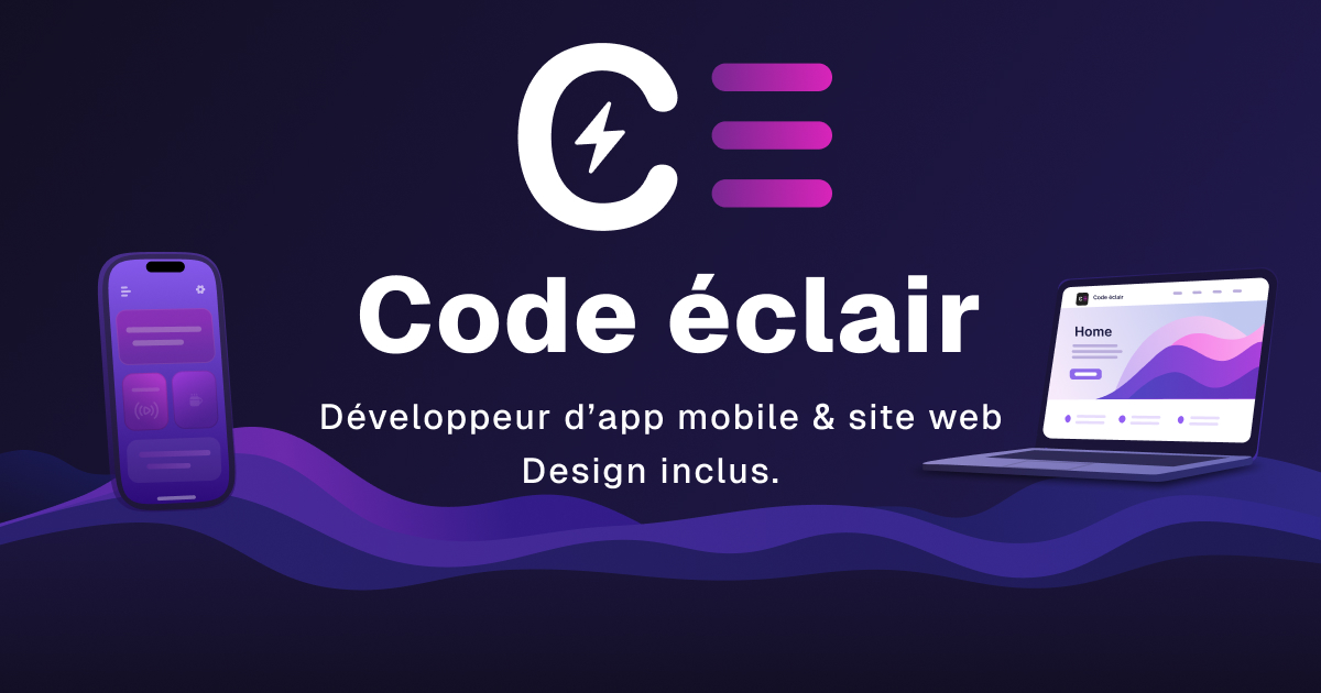 Code éclair – création de sites et d’apps, clé en main